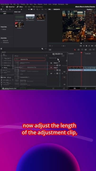 Glitch Effect In Davinci Resolve Videoediting Davinciresolve