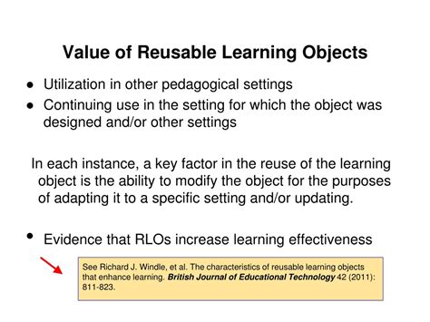 Ppt Reusable Learning Objects Powerpoint Presentation Free Download Id8777488