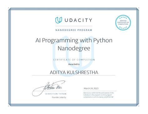 Aditya Kulshrestha On Linkedin Udacity Aws Aiwithpython Nanodegree
