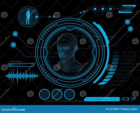 Futuristic User Interface Hud Stock Vector Illustration Of Display