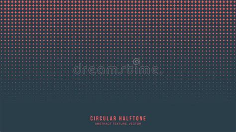 Circular Half Tone Pattern Faded Border Vector Red Black Colour