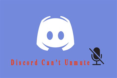 Discord Cant Unmute Resolve It Quickly And Easily