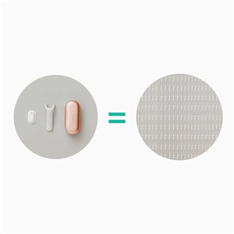 Quip Metal Refillable Floss Pick Starter Kit Reusable Pick Dispenser Use Ft Refill