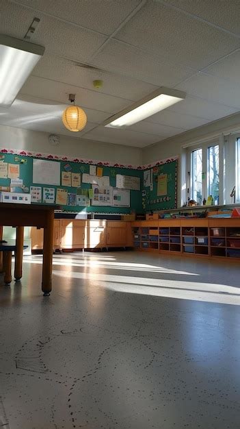Premium Photo View Of School Classroom