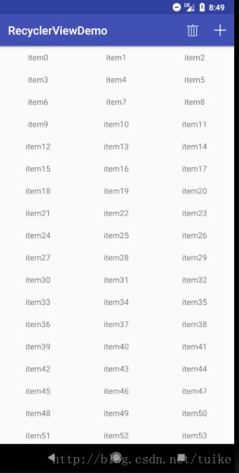 Recyclerview使用详解 各种布局 Csdn博客
