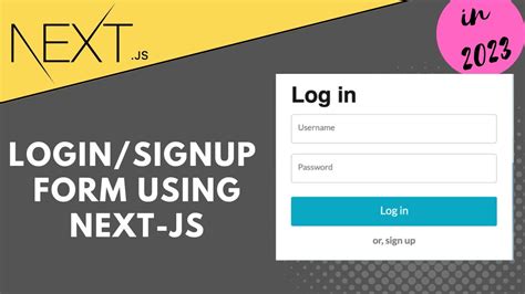 Login And Signup Form Tutorial In Nextjs Nodes Js Express And Mongodb Nextjs 13 Tutorial