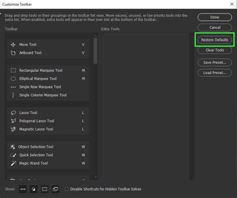 solved m ps 2020 missing object select tool adobe product community