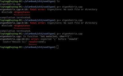 解决fatal error eigen dense no such file or directory错误 程序员大本营