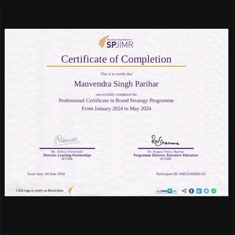 manvendra singh parihar on linkedin brandstrategy spjimr professionaldevelopment