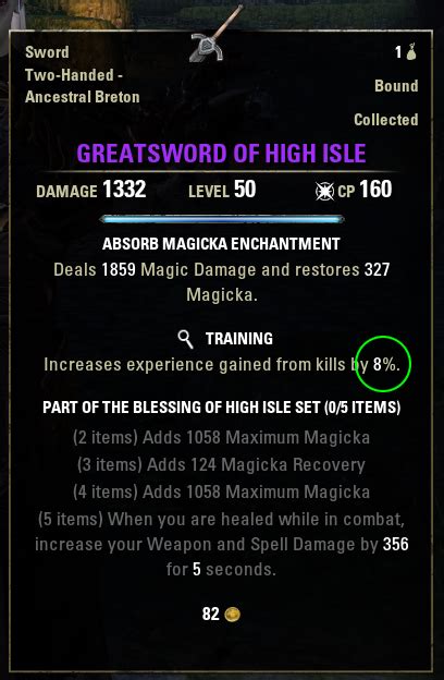 Eso Purple Training Trait 2 Handed Deltias Gaming