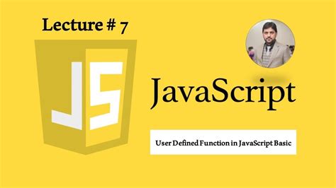 User Defined Function In Javascript Basic 7 Youtube