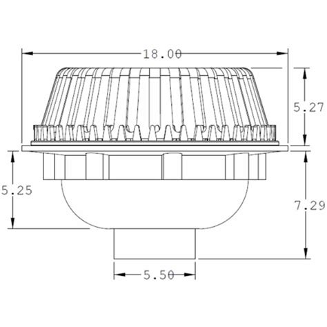 Froet Industries 200c Primary Roof Drain 5 Inch Outlet Fro 200c5 Big Rock Supply