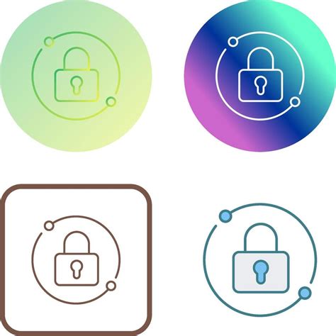 Pad Lock Icon Design 45545466 Vector Art At Vecteezy