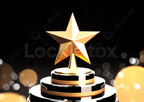 반짝이는 무대 위의 1위 트로피 황금 트로피 수상 배경 스타 상 배경 일러스트 및 사진 무료 다운로드 Pngtree