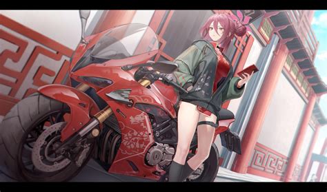 Biker Reijo Blue Archive Ranimebikerbabes