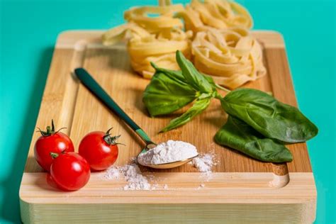 Imagen De Ingredientes Para Preparar Una Receta De Pasta Italiana