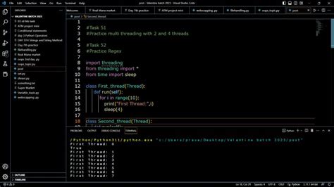 Shravan Adep On Linkedin Task 51 Practice Multi Threading With 2 And 4