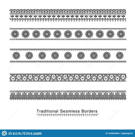 Coptic Ornament Frame Border Vector Corners Stock Vector Illustration