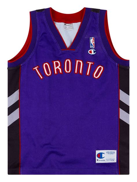 1999 03 Toronto Raptors Champion Jersey Away Y