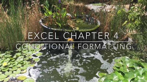 excel chapter 4 youtube