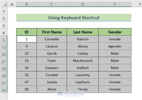 How To Skip Hidden Cells When Pasting In Excel 2 Methods