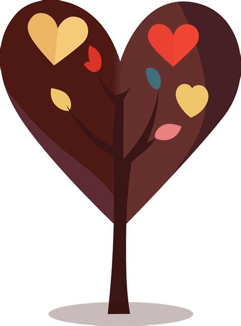 Isolated Heart Shape Tree Icon On Love Concept 24548025 Vector Art At Vecteezy