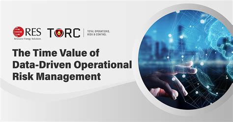 The Time Value Of Data Driven Operational Risk Management
