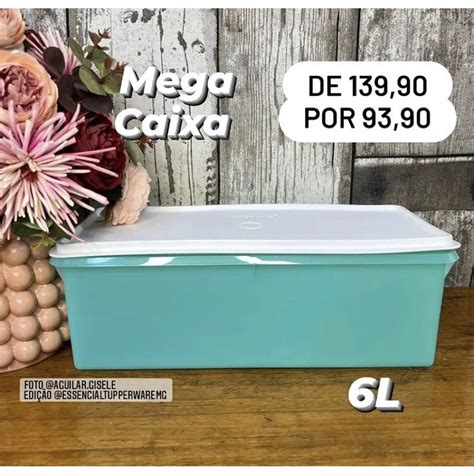 Tupperware Mega Caixa 6 Litros Shopee Brasil
