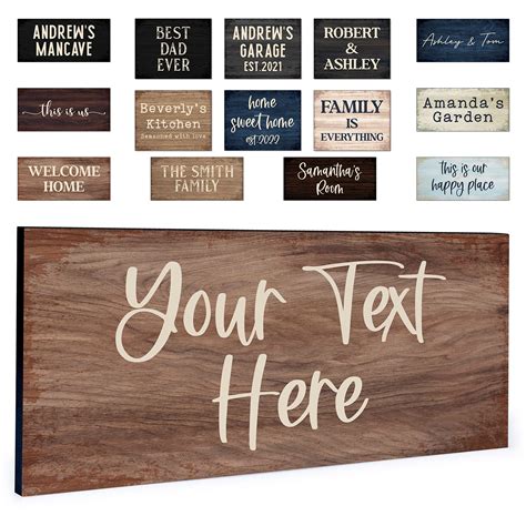 Custom Signs For Home