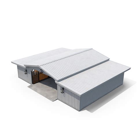 White Stable Building 3d Object 2441074705 Shutterstock