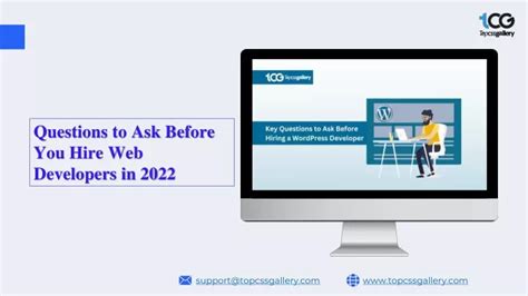 Ppt Questions To Ask Before You Hire Web Developers In 2022
