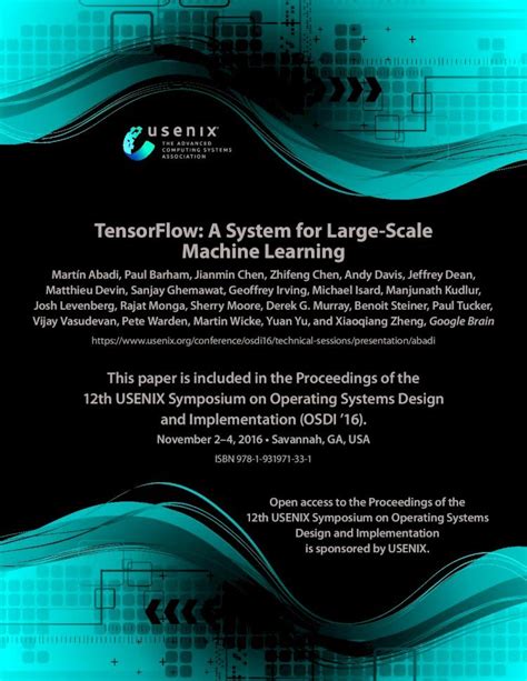 Pdf Tensorflow A System For Large Scale Machine Learning Dokumentips