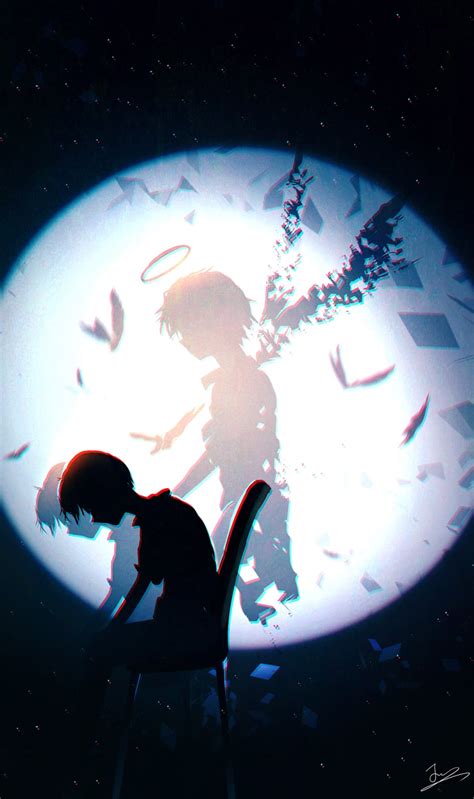 Ikari Shinji And Nagisa Kaworu Neon Genesis Evangelion Drawn By