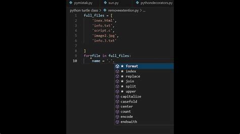 Remove File Extension Python Shorts Code Coding Programming