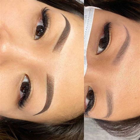 Microshading Before And After Pictures Combo And Shaded Brows