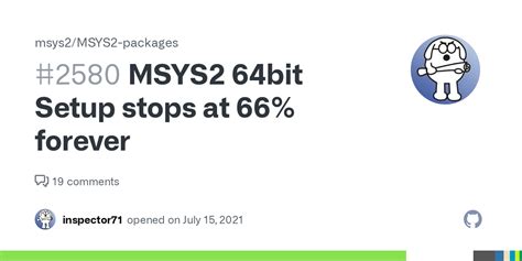 MSYS Bit Setup Stops At Forever Issue Msys MSYS Packages GitHub