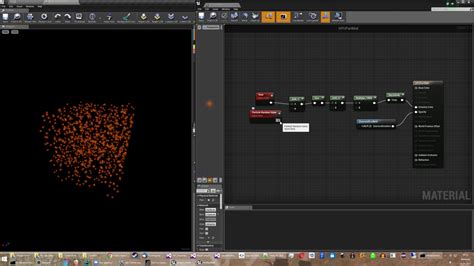 Particle Random Value Material Node Ue4 Youtube