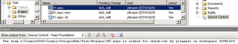 Team Foundation Server Undo Command To Undo Checkout Or Unlock Pending Changes