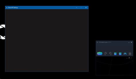 Blank Settings Window In Steamvr Both Beta And Release Steamvr