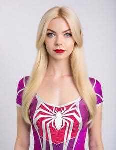 Gwen Stacy Spider Woman Cosplay Face Swap Insert Your Face Id