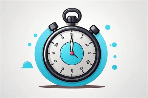 Premium Photo Stopwatch Timer Cartoon Icon Illustration