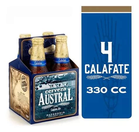 Pack 4 Cerveza Austral Calafate Botella 330cc Mercadolibre