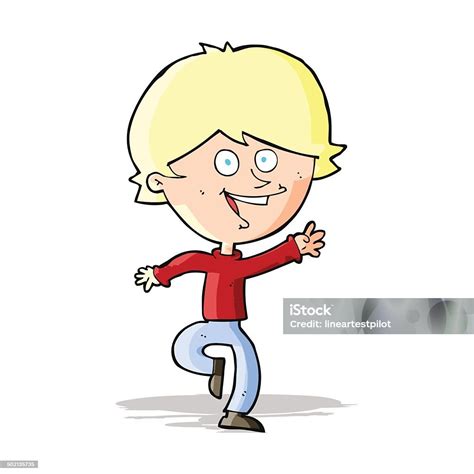 말풍선이 있는 손 흔드는 남자아이 행복함 낙서 드로잉에 대한 스톡 벡터 아트 및 기타 이미지 낙서 드로잉 남자 명랑한 Istock