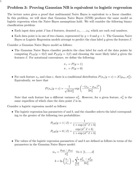 Solved Problem Proving Gaussian Nb Is Equival Solutioninn