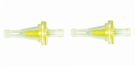 Inline Motorcycle Fuel Filter For 6mm Fuel Line Sold As A Pair