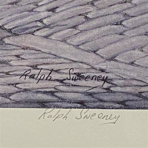 Signed Limited Edition Print Sunday Morning By Ralph Sweeney Hemswell