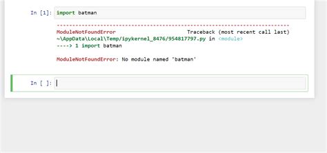 Python Why Can I Not Import A Module Batman In Jupyter Notebook Stack Overflow