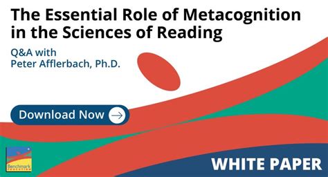 Lauri Leone M Ed On Linkedin The Essential Role Of Metacognition In The Sciences Of Reading