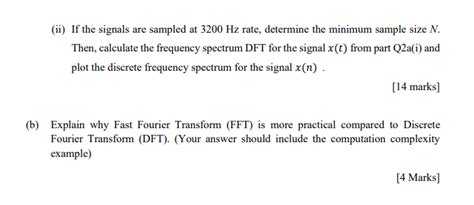 Solved Question 2 A Two Continuous Time Signals Xit And