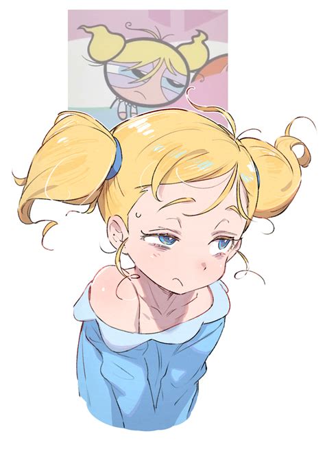 Bubbles Powerpuff Girls Drawn By Toku Ke Danbooru